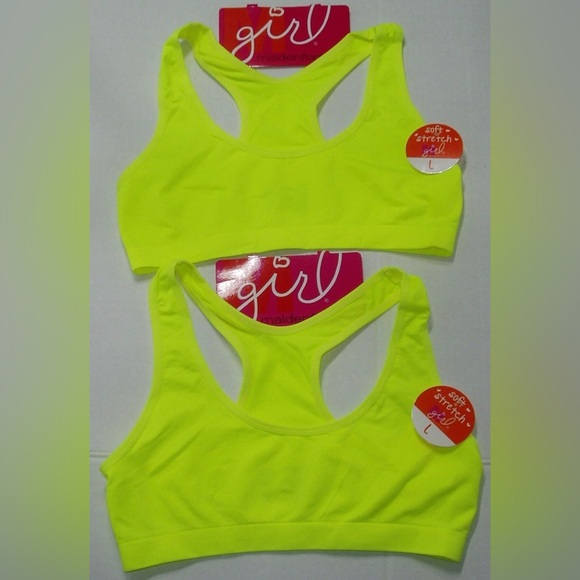 Maidenform | Accessories | Girls Sports Bra Racerback Athletic Youth ...